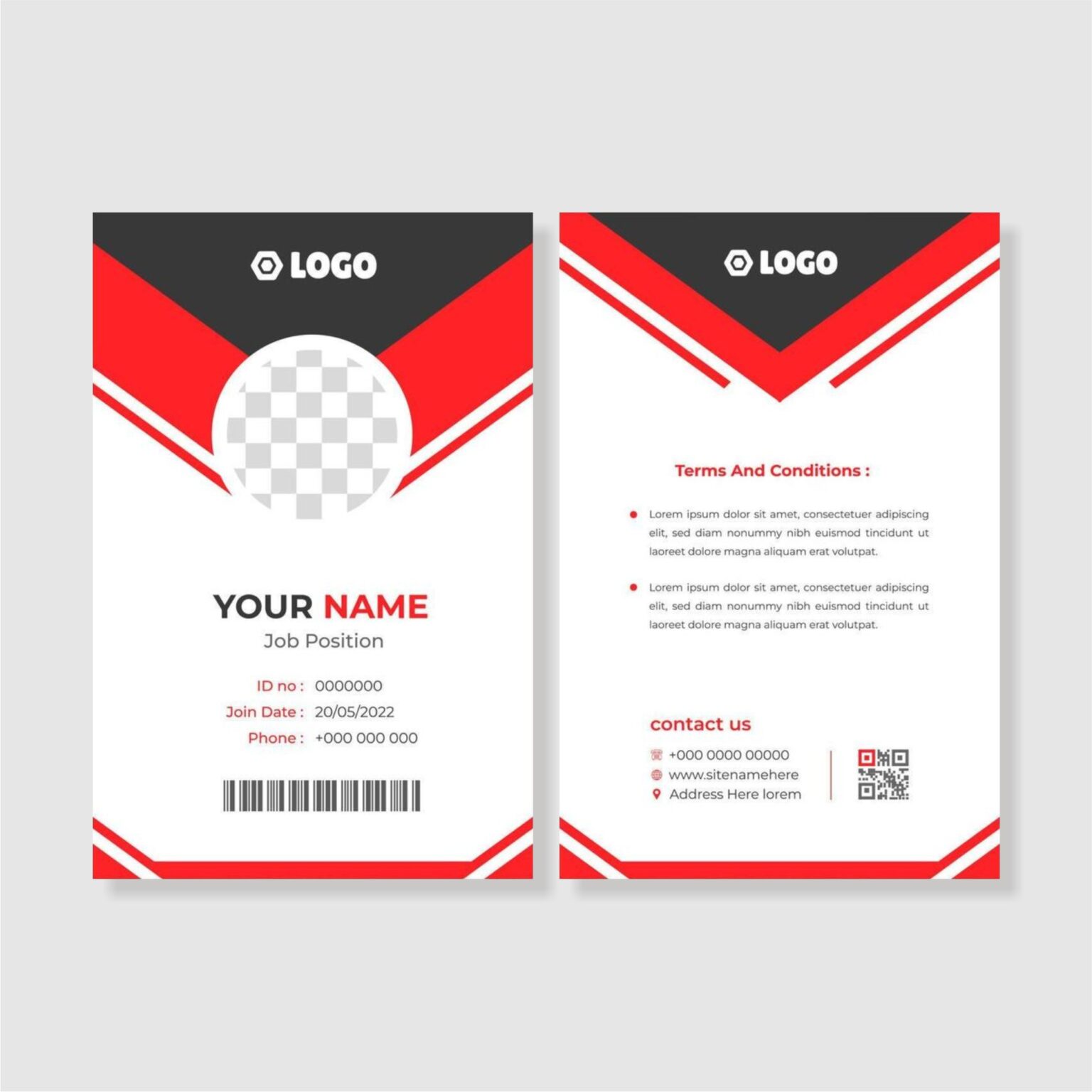 Cetak ID Card PVC Satuan Full Color | Plaza Kreasi Printing